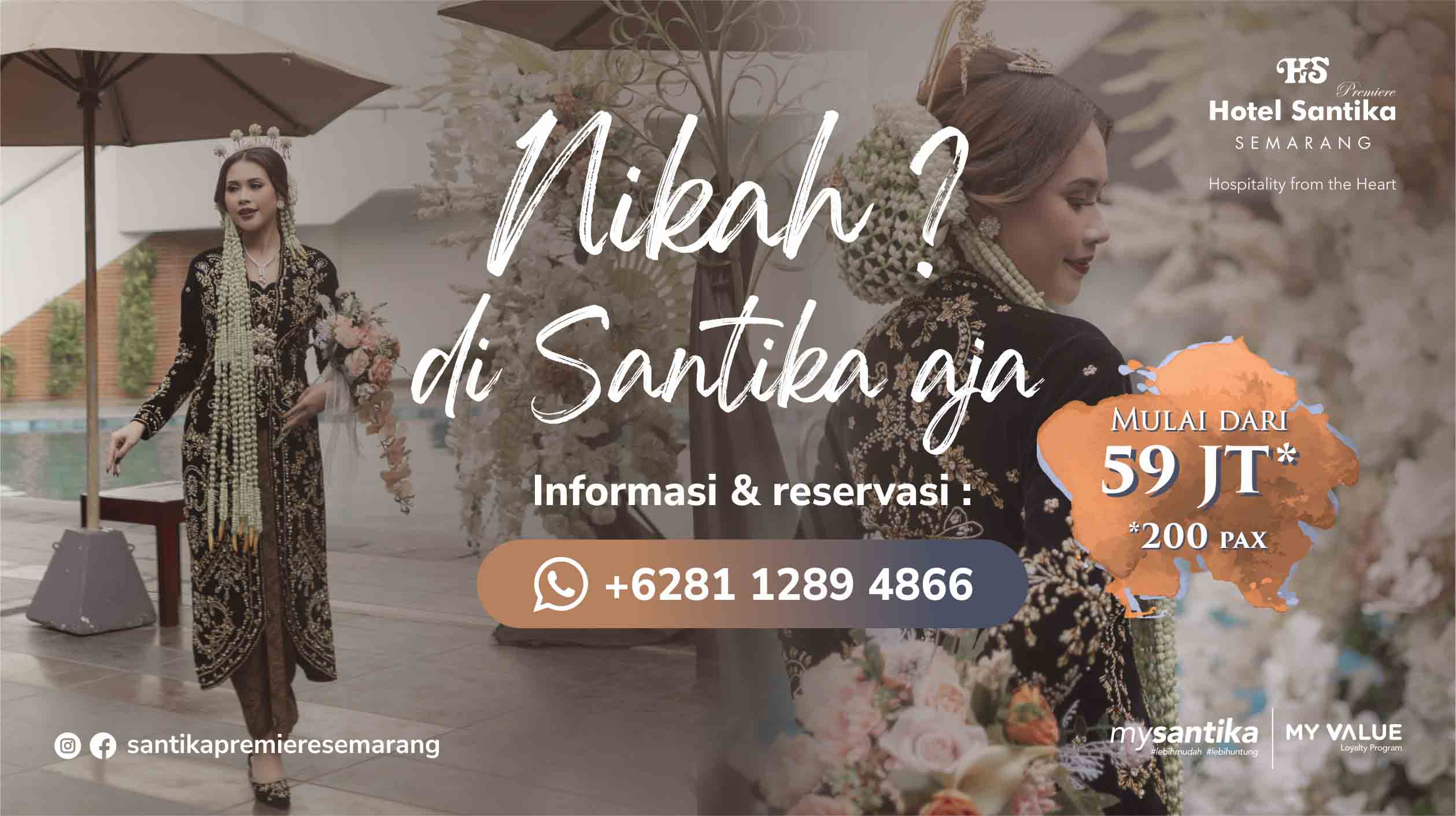 Hotel Santika Premiere Semarang Hadirkan Paket Wedding Istimewa Mulai ...